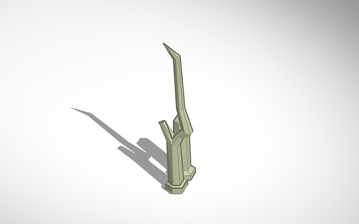 3D design Flames eat the wood - Tinkercad