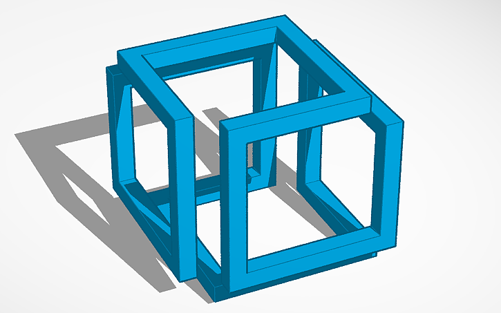3D design Cubo Infinito - Tinkercad