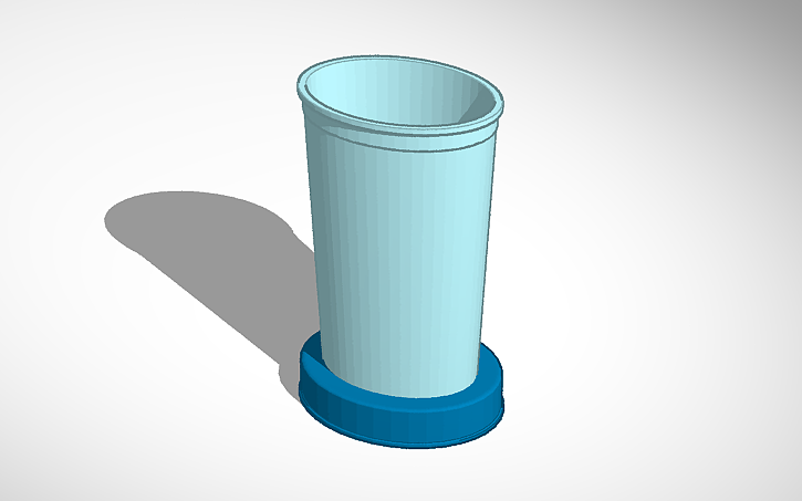 3D design Flower Pot - Tinkercad