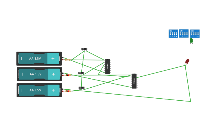 Circuit design QUESTION 2 TASK 1 WITH SWITCH SLIDES | Tinkercad