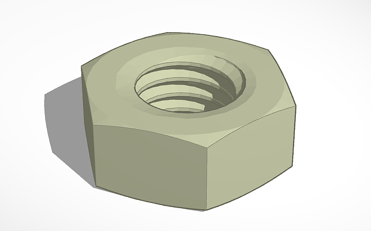 3D design M5 holes - Tinkercad