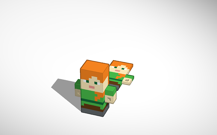 3D design Minecraft - Alex | Tinkercad