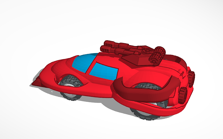 3D design A-DBB-X1A - "Armoured-Dillo" Battle Buggy - Tinkercad