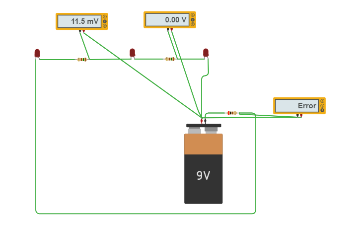 Circuit Design Resistor Circuit Tinkercad