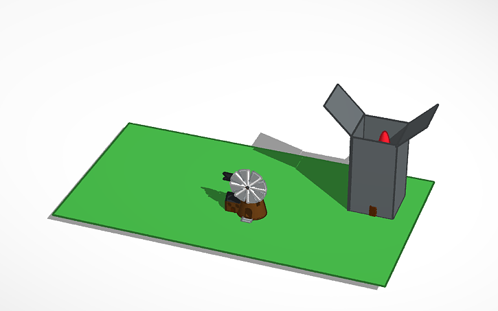 3D design windmill - Tinkercad