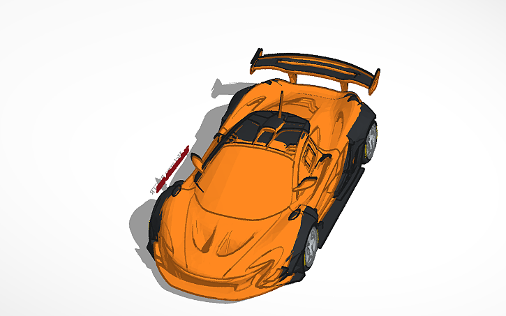 3D design McLaren P1 GTR - Tinkercad