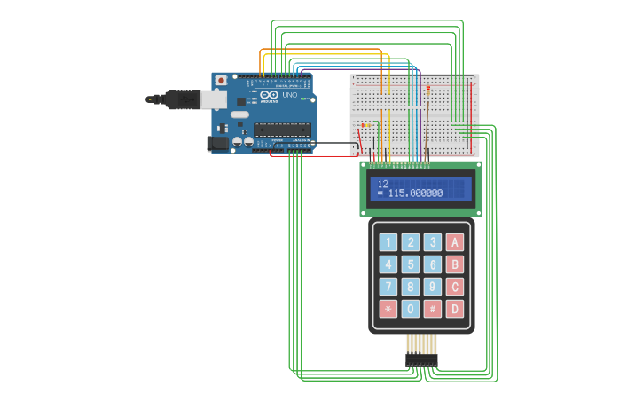 Circuit design Calculadora | Tinkercad