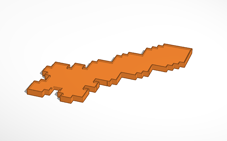 3D design Terraria Sword Base | Tinkercad