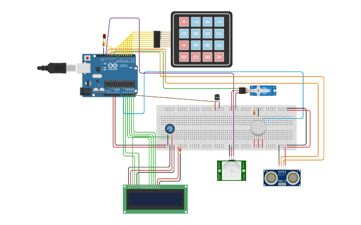 Circuit Design Home Automation System Tinkercad