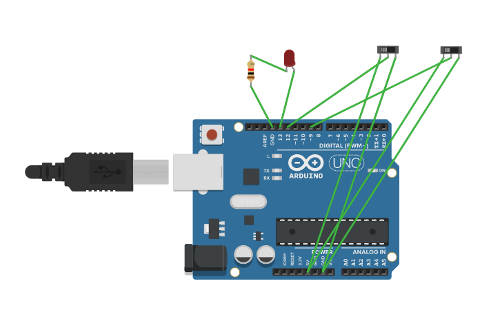 Circuit design and con arduino - Tinkercad