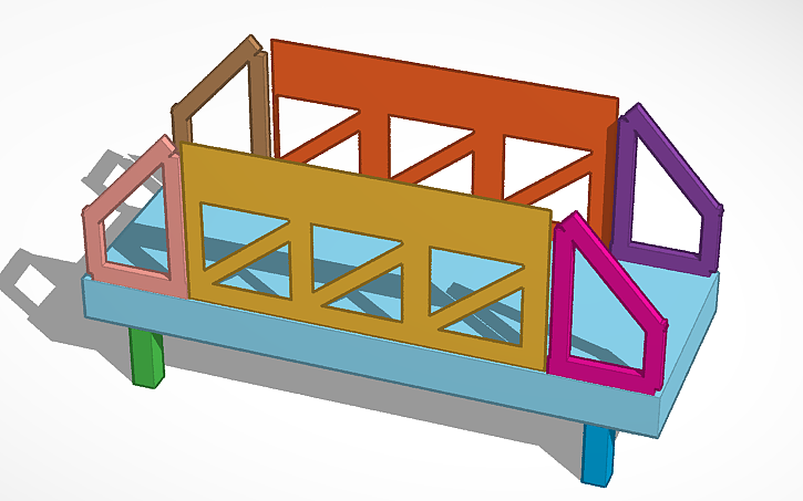3D design Bridge | Tinkercad