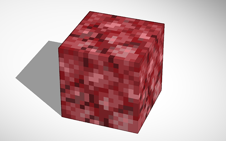 3D design Netherrack - Tinkercad