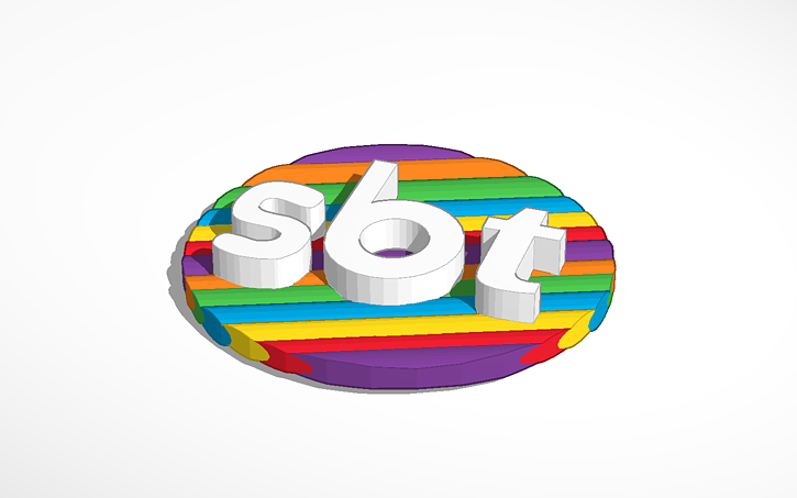 3D design sbt logo 1988 - Tinkercad