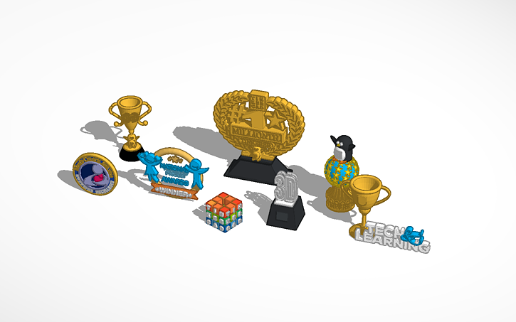 3D design Tinkercad Awards & Ahievements | Tinkercad