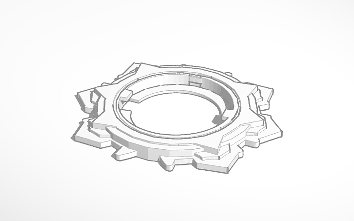3D design Copy of clashing beyblades - Tinkercad 3D design Copy of clashing beyblades - Tinkercad