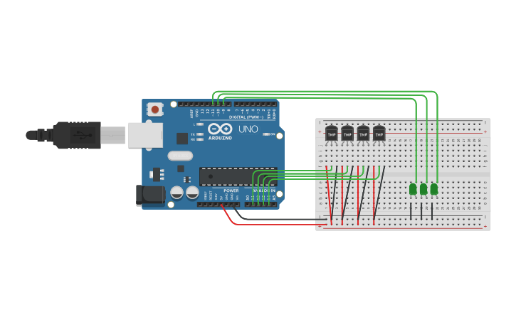 Circuit design Ερώτημα 2 | Tinkercad