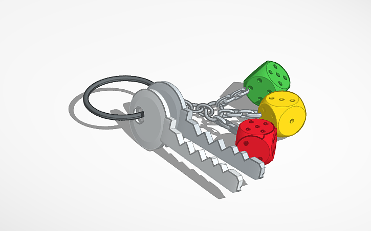 3D design KEYS - Tinkercad