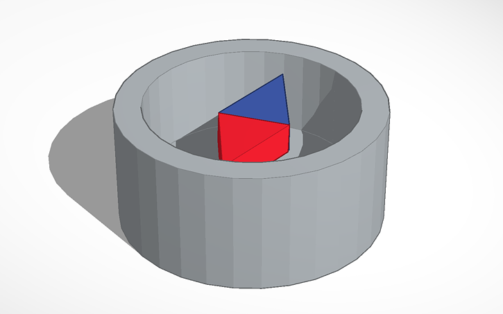 3D design compass - Tinkercad