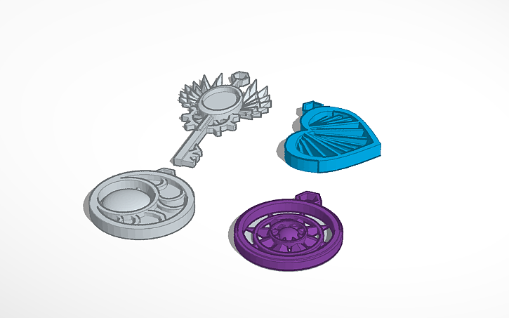 3D design Keychain designs - Tinkercad