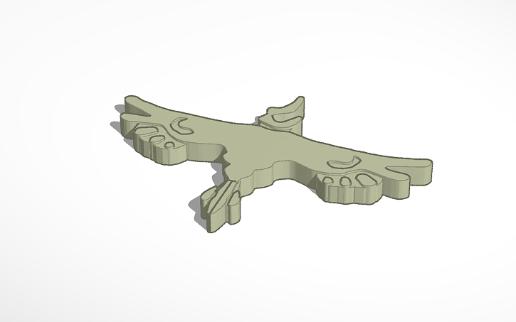 3D design Divine Beast Vah Medoh Emblem | Tinkercad