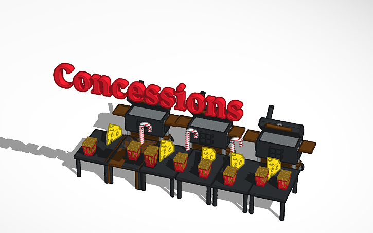 3D design Concessions - Tinkercad