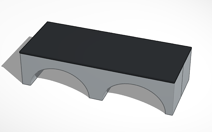 3D design Arch Bridge - Tinkercad