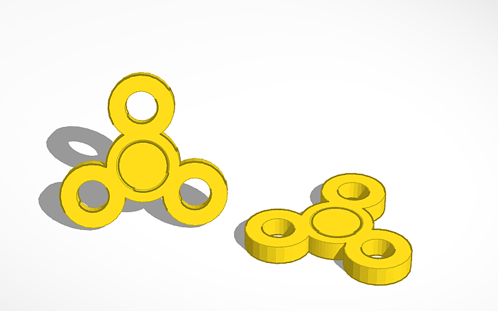 3D design FIDGET SPINNER - Tinkercad