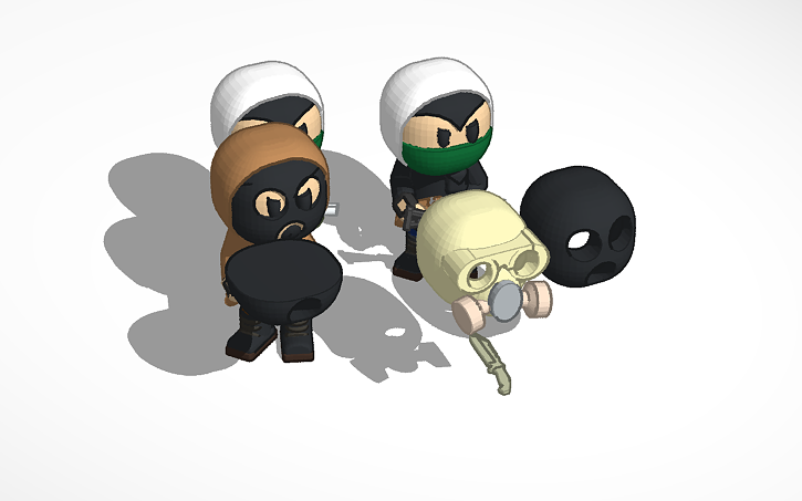3D design chibi bandit | Tinkercad