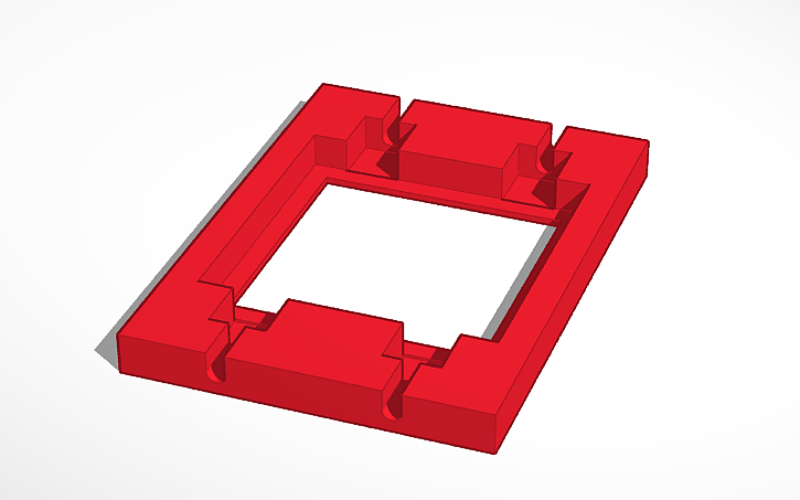 3D design lidar mirror plate done | Tinkercad