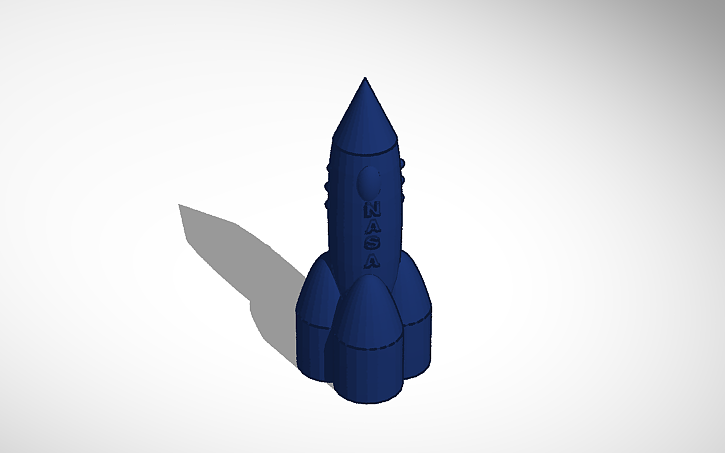 3D design Rocket - Tinkercad
