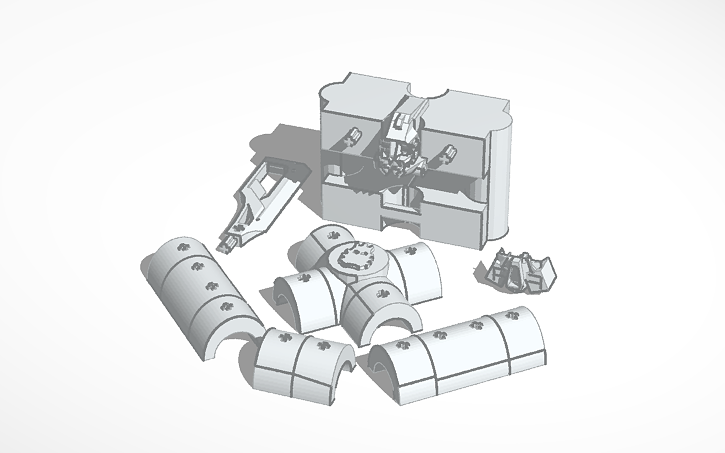 3D design Redone Bionicle armory - Tinkercad