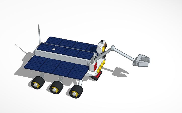 3D design Astrokeepers Silver lizard - Tinkercad