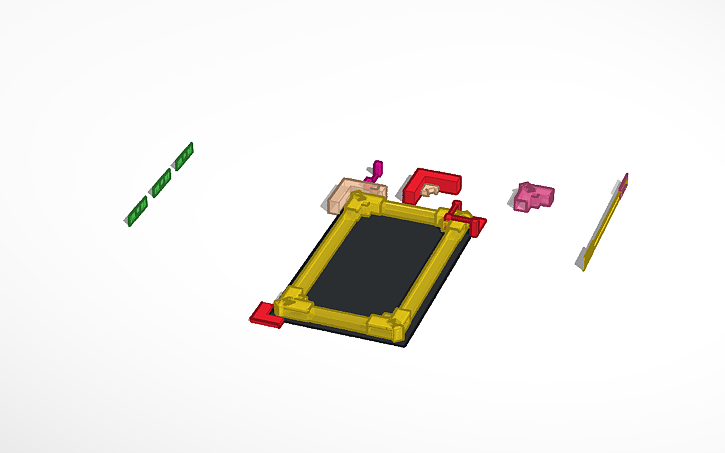 3D design FabLab Poster Frame | Tinkercad