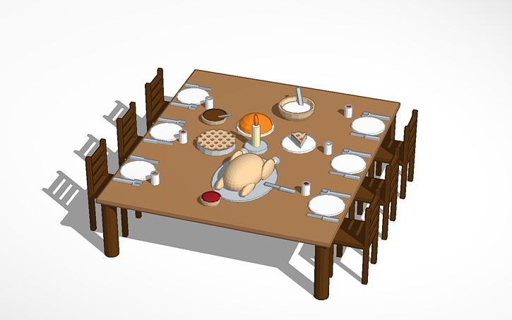 3D design #thanksgiving - Tinkercad