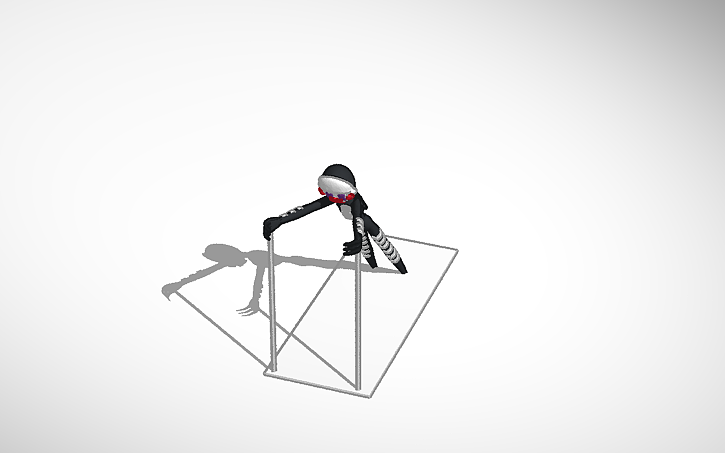 3D design the puppet jumpscare - Tinkercad