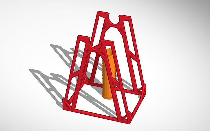 3d Design Filament Holder Tinkercad