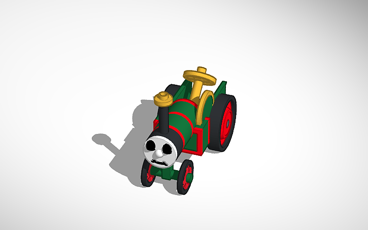 3D design Trevor the Traction Enigne - Tinkercad