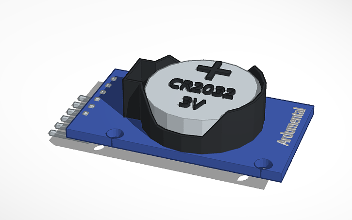 3d Design Rtc Module Tinkercad 4790