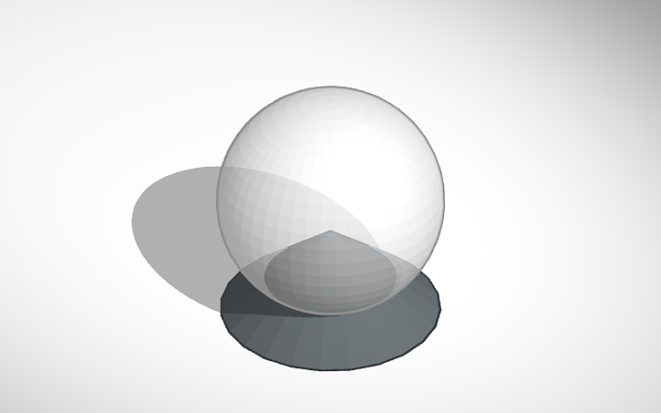 3D design "Glass" Ball (Plastic) | Tinkercad