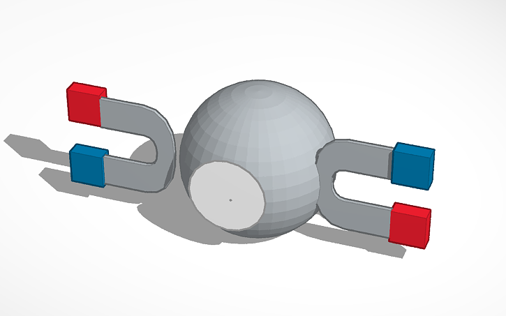 3D design magneto - Tinkercad