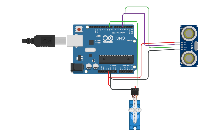 Circuit design Assignment 2- Controlling Servo using UltraSonic Sensor ...