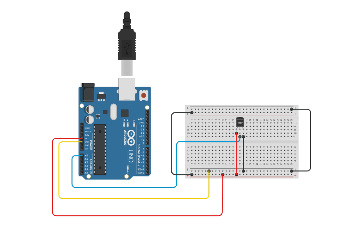 Circuit design Copy of Arduino 6 - Tinkercad
