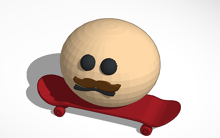 3D design sir boba | Tinkercad