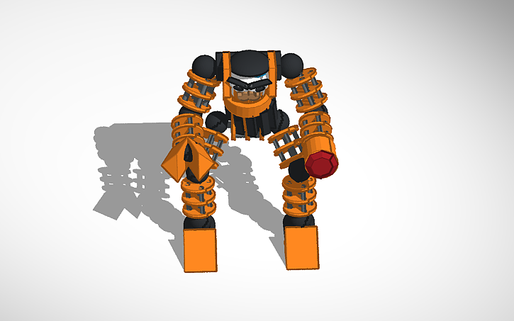 3D design Mecha toc - Tinkercad