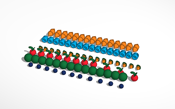 3D design Lego Fruit - Tinkercad