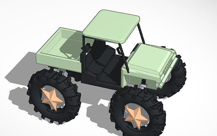 3D design polaris ranger bounty side by side - Tinkercad