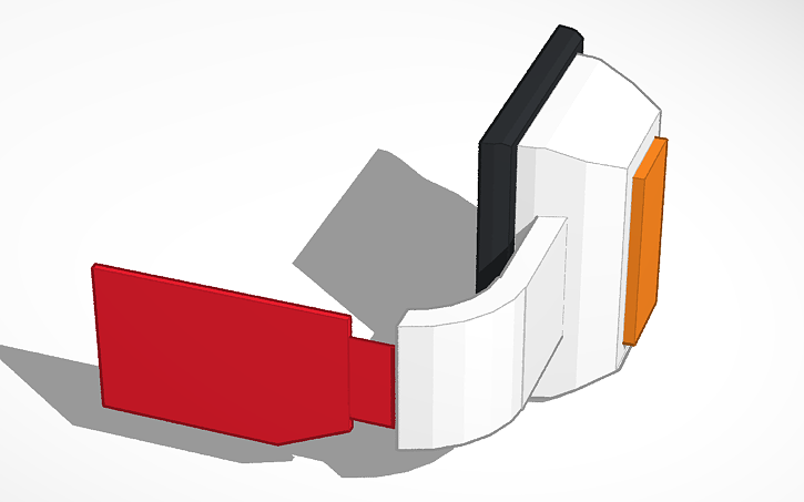 3D design DBZ Scouter - Tinkercad