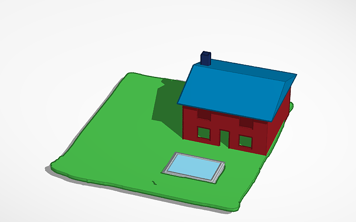 3D design Copy of Backyard - Tinkercad