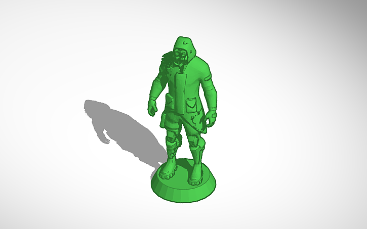3D design FORTNITE SKIN #4 - Tinkercad
