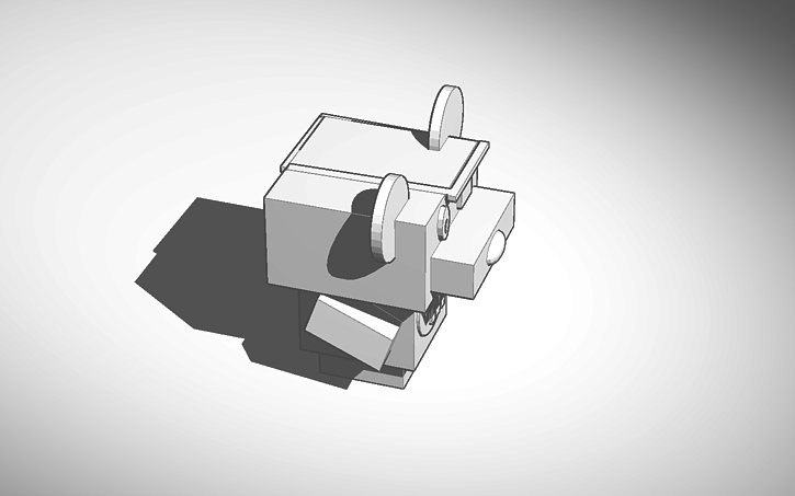 3D design Danger Mouse Cubeecraft Figure - Tinkercad